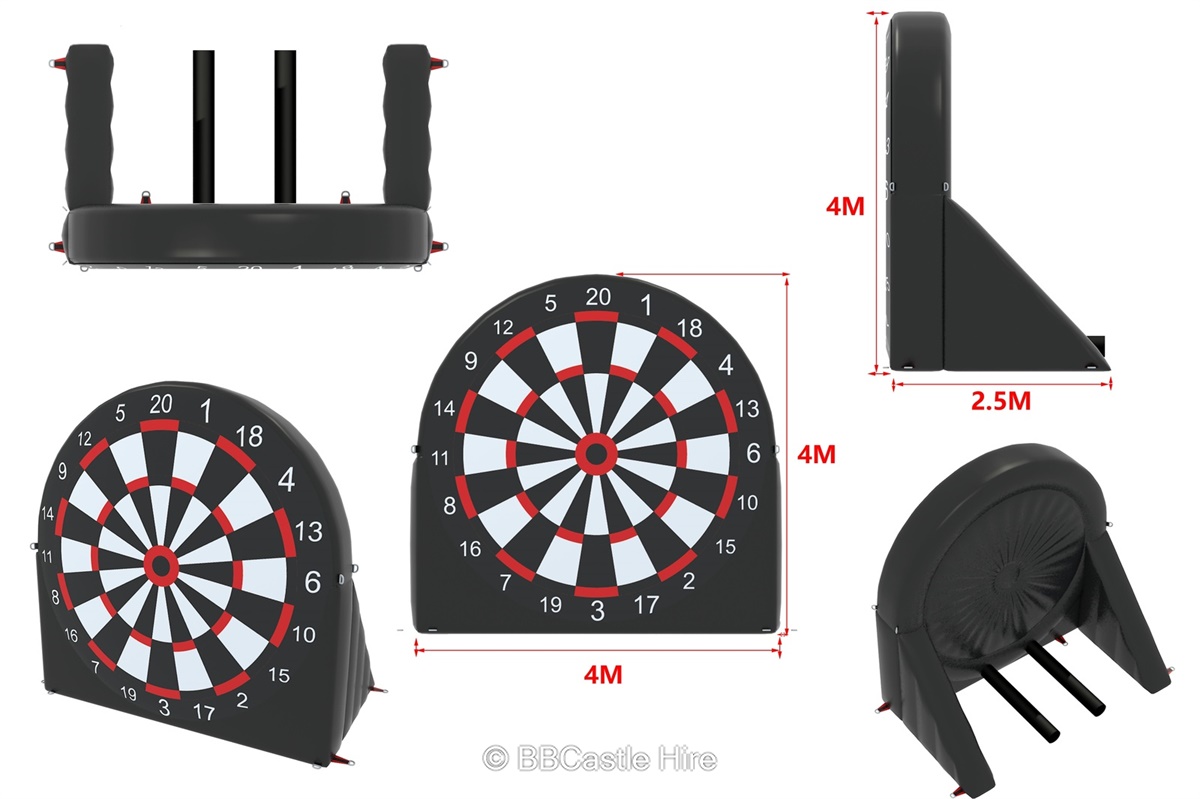 inflatable football darts Hire Leicester