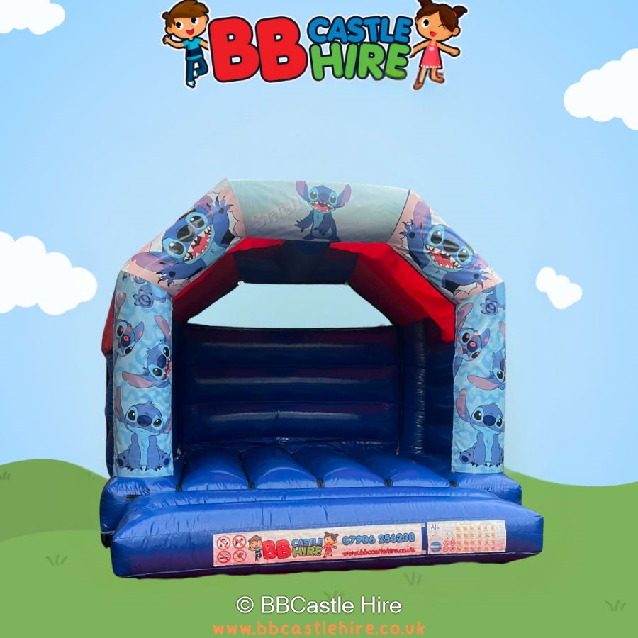 Lilo & Stitch bouncy castle hire Leicester
